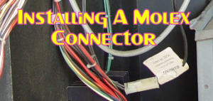 Arcade Repair Tips – Installing A Molex Connector - Arcade Repair Tips
